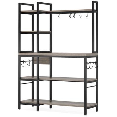 Tribesigns 43 Inch 5-tier Kitchen Storage Bakers Rack, Gray : Target