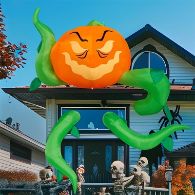 Joyfy 7.5FT Halloween Inflatables Outdoor Decorations, 3 Pcs Window ...