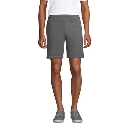 Lands' End Men's Jersey Knit Shorts - Medium - Charcoal Heather : Target