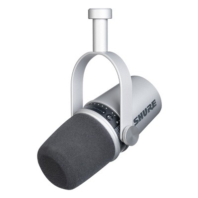 Shure Mv7 Usb/xlr Dynamic Microphone For Podcasting, Recording, Live ...