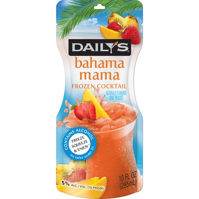 Daily's Bahama Mama Frozen Cocktail - 10 Fl Oz Pouch : Target