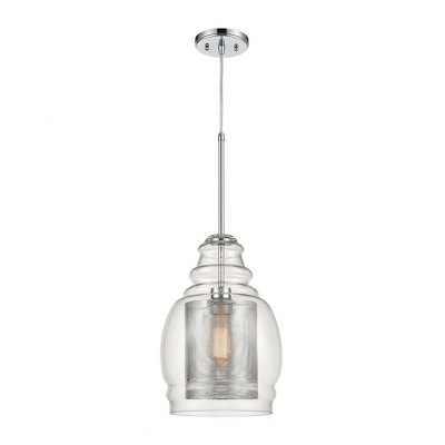 Elk Home Herndon 1 - Light Pendant In Polished Chrome : Target