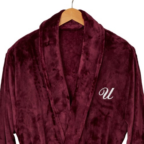 Personalization Mall Classic Comfort Personalized Luxury Fleece Robe ...