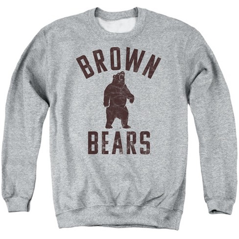 Brown University Official Bears Logo Adult Crewneck Sweatshirt ...