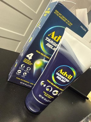 Advil Targeted Relief Pain Relieving Cream with Massage Applicator - 2 ...