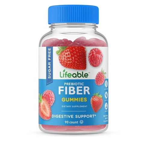Lifeable Sugar Free Fiber For Adults, For Digestive Support, Vegan, 90 ...