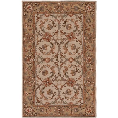 Classic Cl220 Hand Tufted Area Rug - Beige/olive - 5'x8' - Safavieh ...