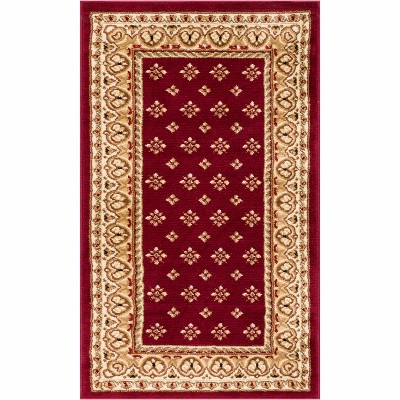 Well Woven Pastoral Medallion French European Floral Formal Traditional ...