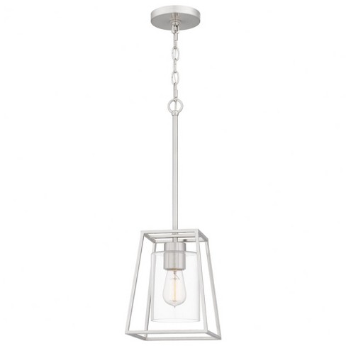 Quoizel Lighting Prescott 1 - Light Pendant In Brushed Nickel : Target