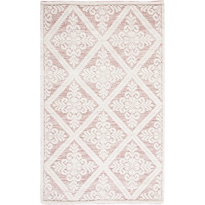 Vermont Vrm306 Hand Woven Area Rug - Ivory/red - 4'x6' - Safavieh. : Target