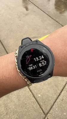Garmin Forerunner 265 Black Bezel And Case With Black/powder Gray ...
