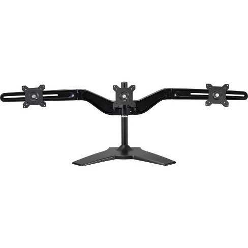 Amer Amr3s Triple Monitor Mount With Desk Stand - 15" To 24" Monitors ...