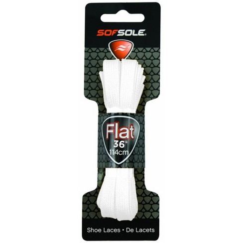 Sof Sole White Athletic Flat Shoe Laces : Target