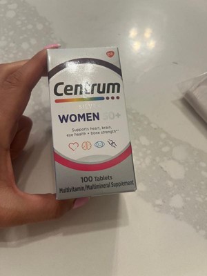 Centrum Silver Women 50+ Multivitamin / Multimineral Dietary Supplement ...