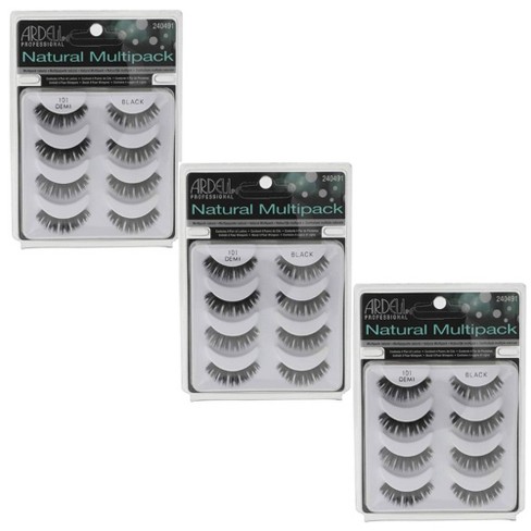 Ardell Natural Lashes Multipack-101 Black #61406 (3 Packs) : Target