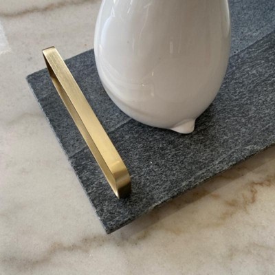 14" X 6" Marble Serving Tray With Handles - Threshold™ : Target