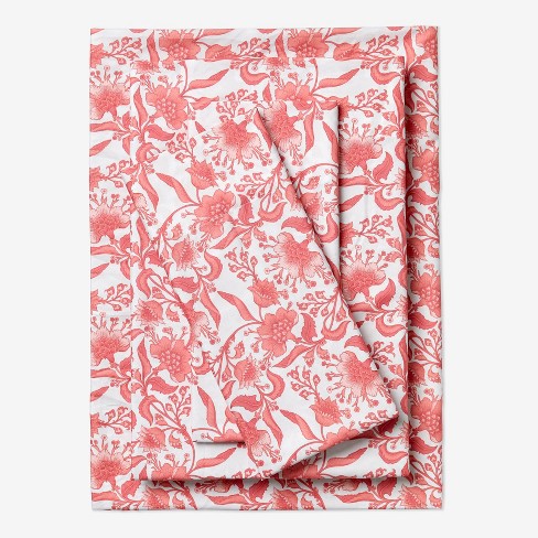 Brylanehome Comfort Cloud Floral Sheet Set - Full, Coral : Target