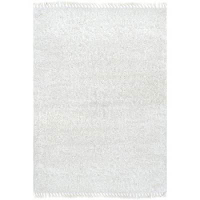Nuloom Neva Modern Tasseled Shag Area Rug, 3' X 5' 3", Ivory : Target