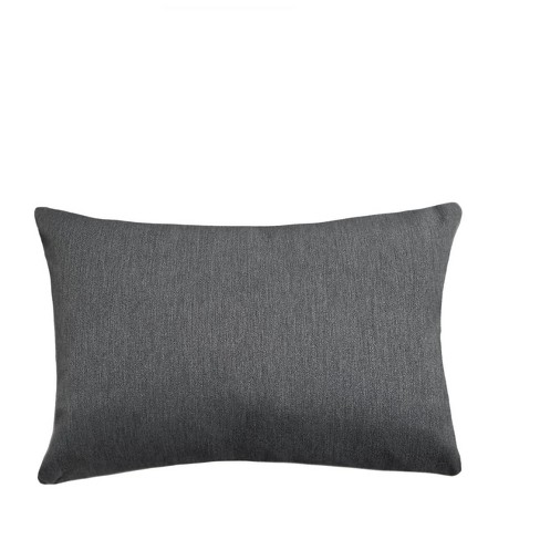 Luxe Essential Dark Grey Outdoor Pillow : Target