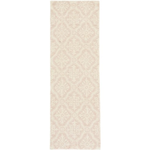 Easy Care Ezc122 Hand Hooked Runner Rug - Creme - 2'6"x10' - Safavieh ...