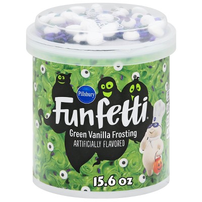 Pillsbury Funfetti Green Tub Frosting – 15.6oz : Target