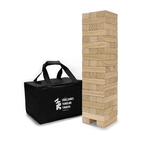 Yard Games Large Tumbling Timbers Wood Tower Stacking Outdoor Party ...