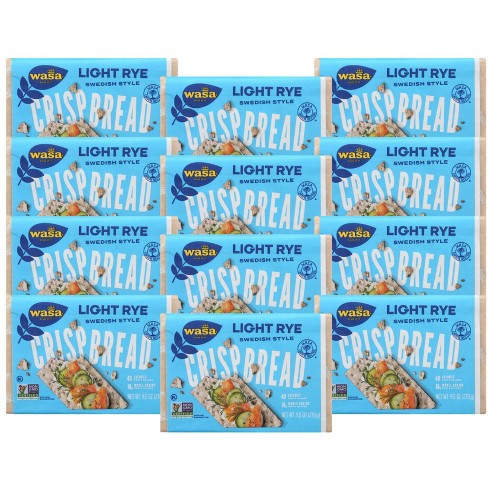 Wasa Light Rye Crispbread - Case Of 12/9.5 Oz : Target