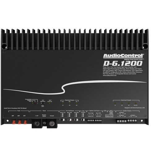 Audiocontrol D-6.1200 6-channel Car Amplifier With Digital Signal ...
