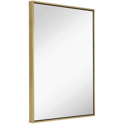 Hamilton Hills 30" X 40" Rectangle Contemporary Metal Gold Framed ...