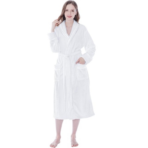 Pavilia Fleece Robe For Women, Plush Warm Bathrobe, Fluffy Soft Spa ...