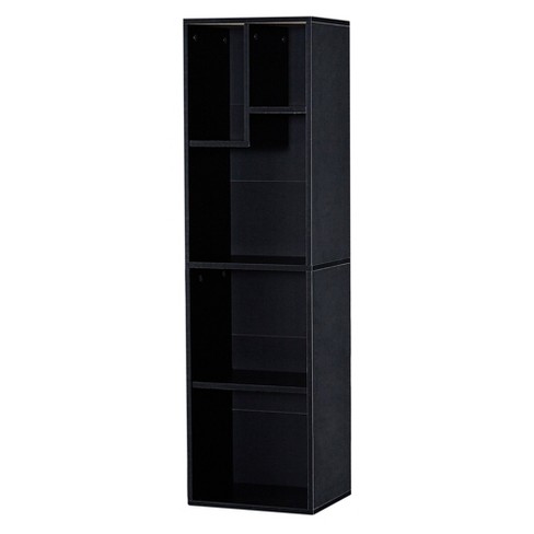 Vecelo 4 Shelf Bookcase, 42" Wood Tall Bookshelf And Bookshelves : Target