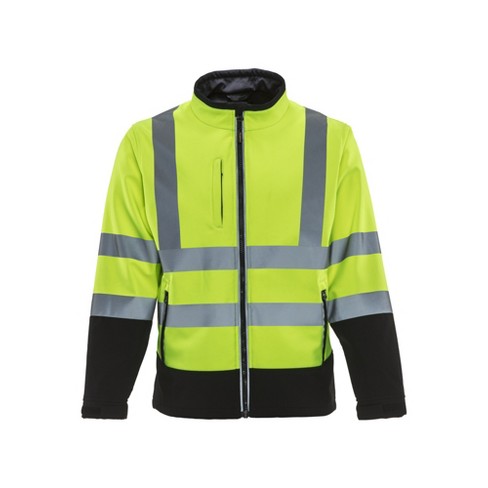 Refrigiwear Men's High Visibility Softshell Safety Jacket With ...