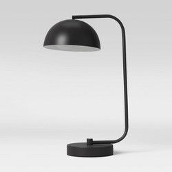 19.25" Metal Edison Task Lamp (includes Led Light Bulb) Black ...
