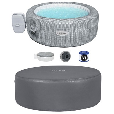 Pool Central Avenli Aegean 6-person Rigid Foam Wall Portable Hot Tub ...