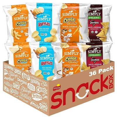 Frito-lay Simply Snacks Variety Pack 36ct/31.5oz : Target