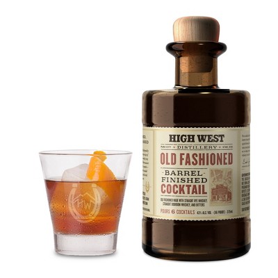High West Old Fashioned Barrel Finished Whiskey Premixed Cocktail ...