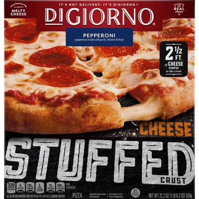 Digiorno Pepperoni Frozen Pizza With Cheese Stuffed Crust - 22.2oz : Target