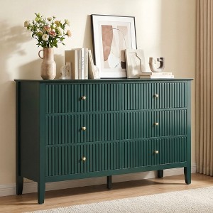 Modern Fluted 6-Drawer Dresser : Target
