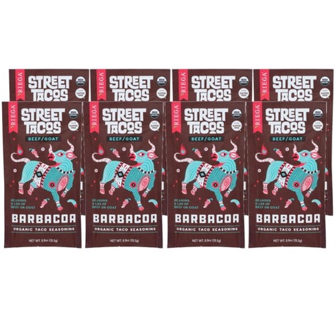 Riega Organic Barbacoa Taco Seasoning - Case Of 8/.9 Oz : Target