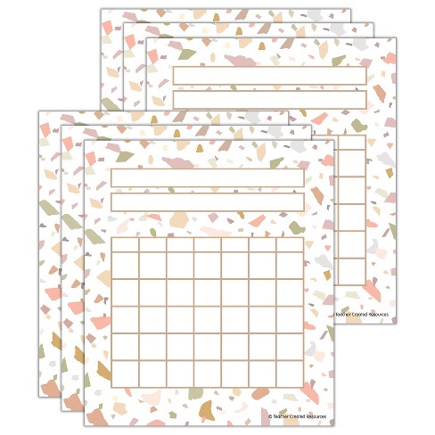 Teacher Created Resources® Terrazzo Tones Incentive Charts, 36 Per Pack ...
