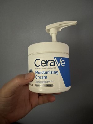 Cerave Moisturizing Face & Body Cream With Pump For Normal To Dry Skin ...