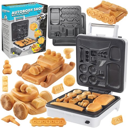 Wafflewow Auto Body Shop Waffle Maker- Bake & Customize Waffle/pancake ...