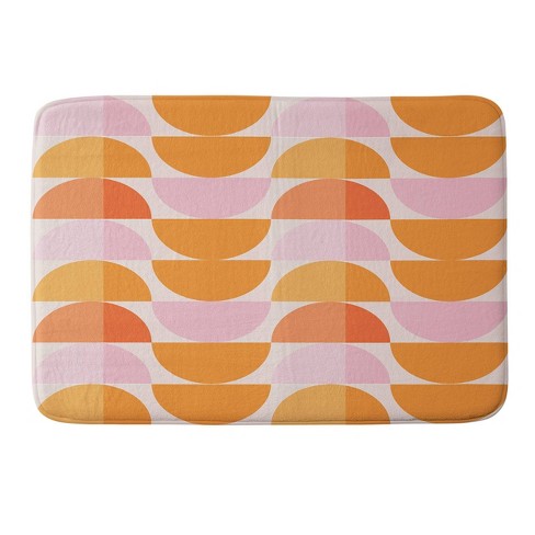 Thirty One Illustrations Tangerine Bath Rug - Deny Designs : Target
