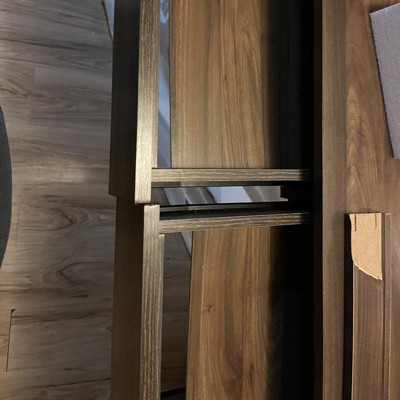 Loring Wood Writing Desk With Drawers And Charging Station - Threshold ...