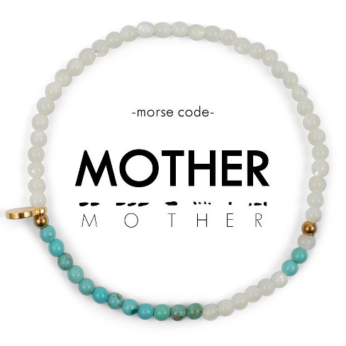 Morse Code Beaded Bracelet 3mm: Mother - Ethicgoods : Target