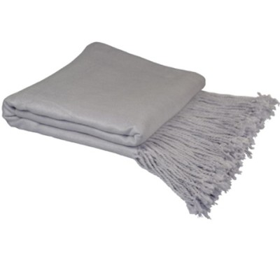 Piccocasa Travel Soft Warm Classic Solid Color Throw Blanket Lilac 50 ...