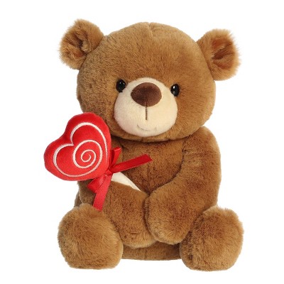 Aurora Small Sweet Tooth Teddies Valentine Heartwarming Stuffed Animal ...