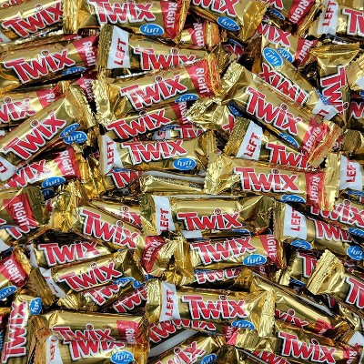 Twix 1/2/3/4 LB Original Mini Fun Size Rich Milk Chocolate with Creamy ...