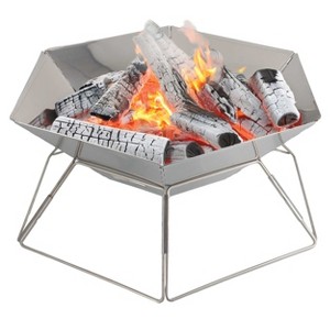 Brentwood 20" Portable Stainless Steel Folding Charcoal BBQ Grill with ...