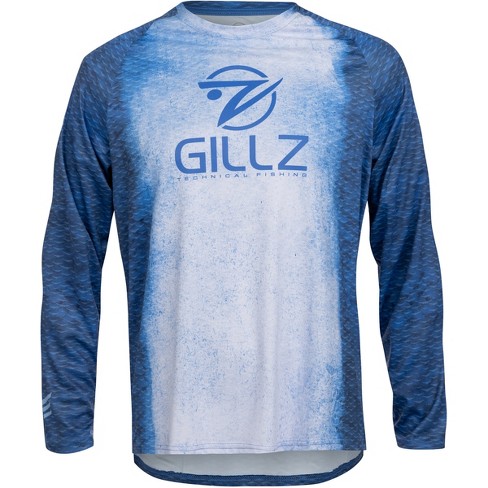 Gillz Contender Series Fs Uv Long Sleeve T-shirt - Small - Classic Blue ...